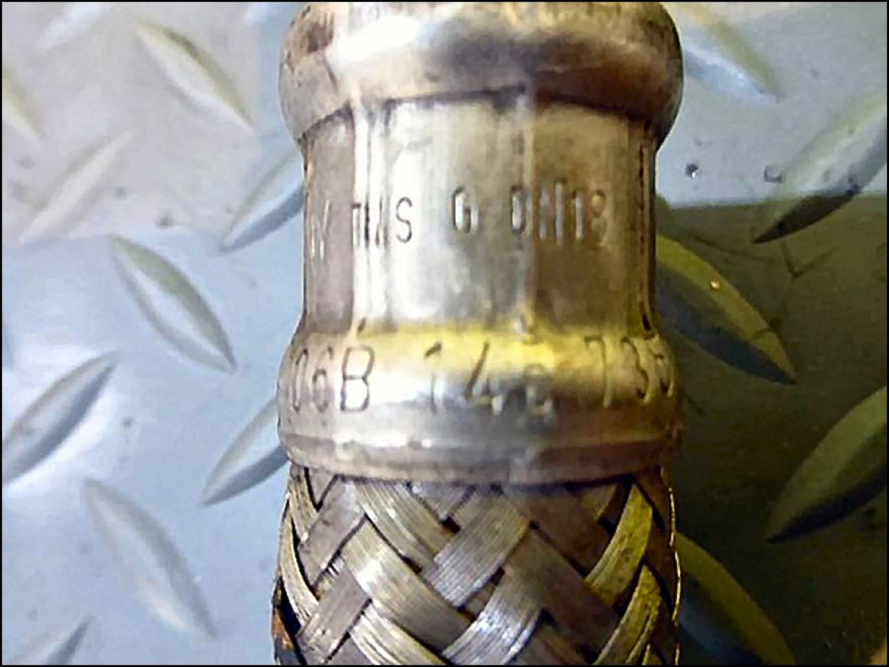 06B145735A VW AUDI 1.8T B6 B7 BEX TURBO OIL RETURN PIPE OEM EXCELLENT ...
