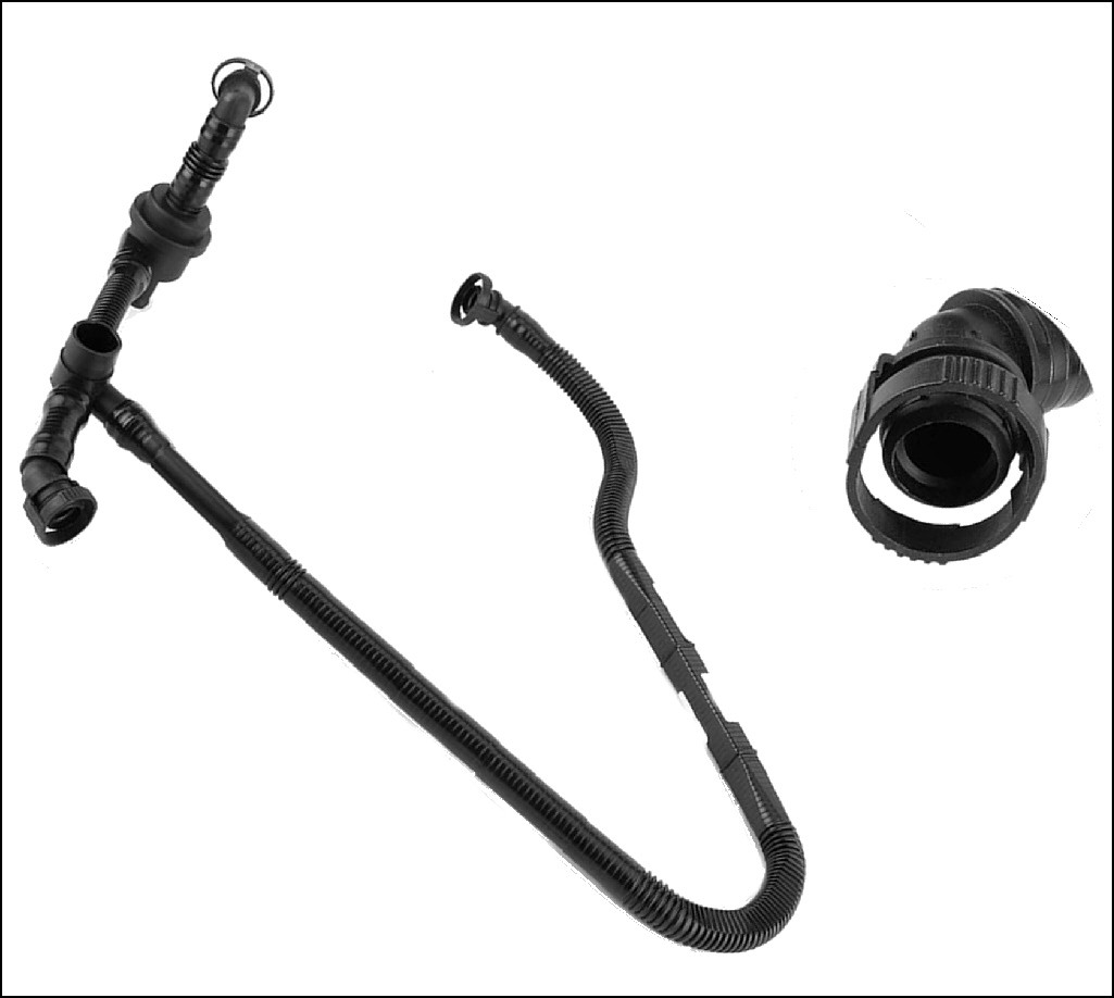 VW VOLKSWAGEN AUDI V6 CRANKCASE PCV BREATHER VENT HOSE KIT 078103223B ...