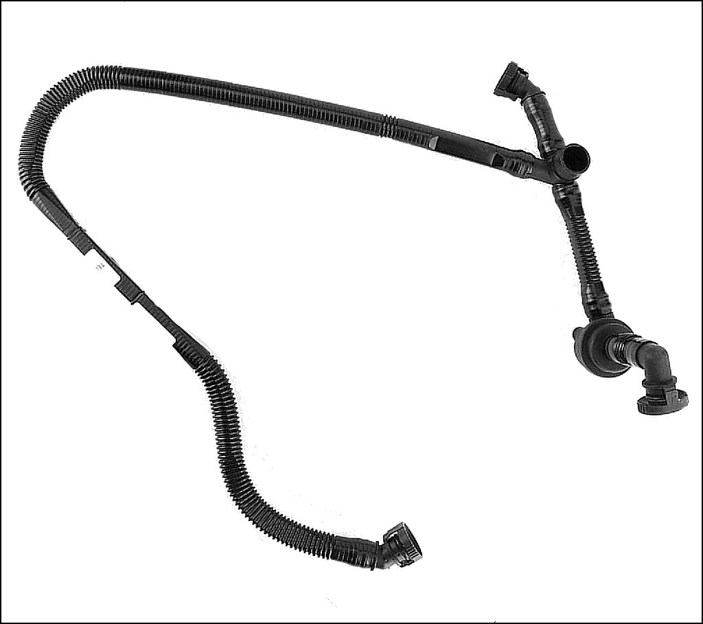 VW VOLKSWAGEN AUDI V6 CRANKCASE PCV BREATHER VENT HOSE KIT 078103223B ...