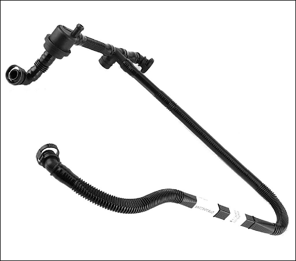 VW VOLKSWAGEN AUDI V6 CRANKCASE PCV BREATHER VENT HOSE KIT 078103223B ...