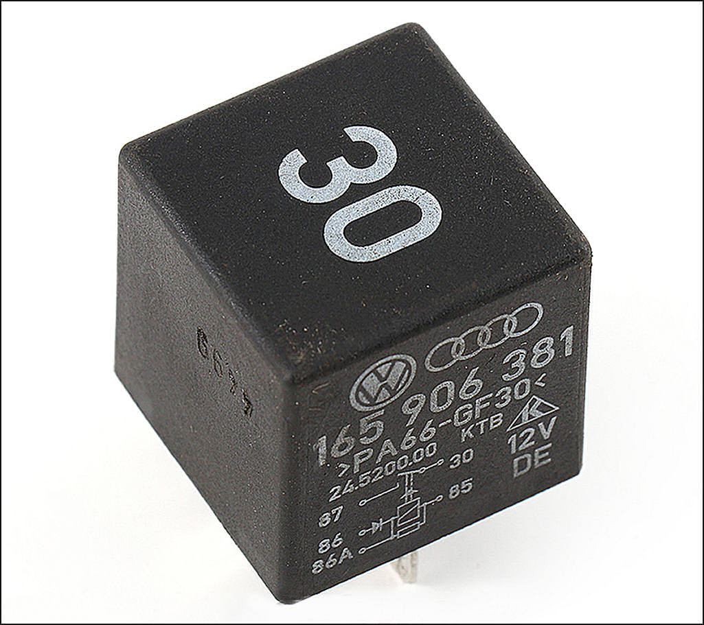 VW VOLKSWAGEN AUDI GENUINE OEM 30 RELAY 5-PIN ECU GENERAL PURPOSE ...