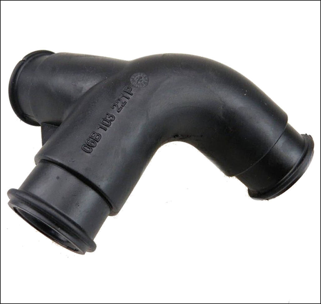 06B103221P CRANKCASE BREATHER PIPE HOSE T-JOINER ADAPTER AUDI A4 A6 VW ...