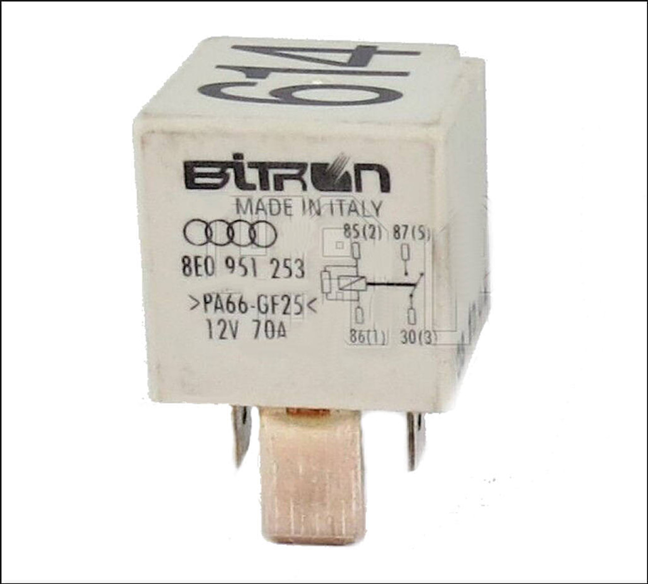 Vw Volkswagen Audi Genuine Oem 614 Relay 4 Pin 70a Load Reduction