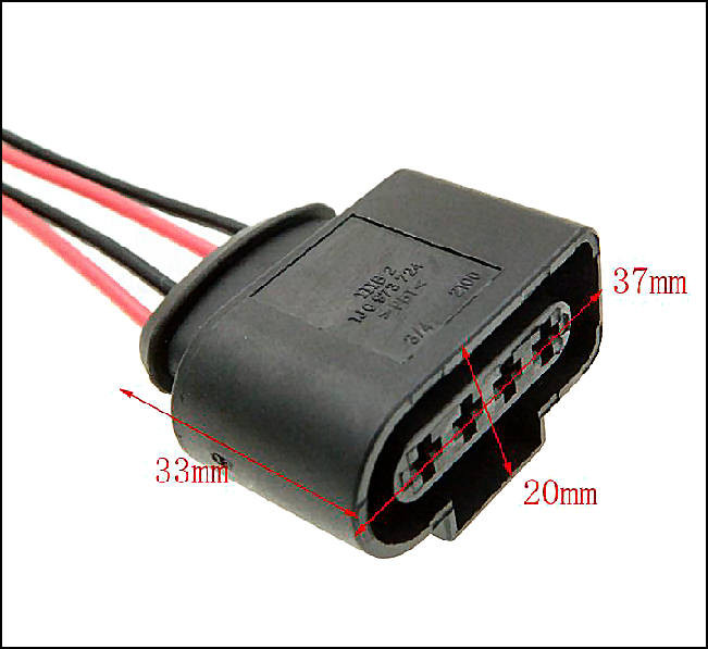 VW VOLKSWAGEN AUDI 1J0973724 4B0973724 IGNITION COIL PLUG CONNECTOR ...