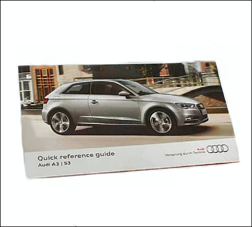 GENUINE AUDI FACTORY HANDBOOK SET FOR A3 S3 8V 3-DOOR & SPORTBACK 2012 ...