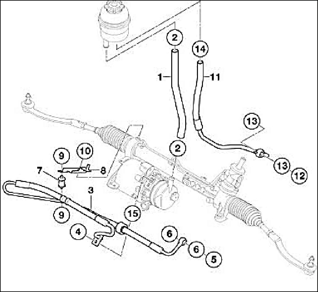 BMW MINI POWER STEERING HIGH PRESSURE HOSE PIPE ASSEMBLY 2001 - 2006 ...