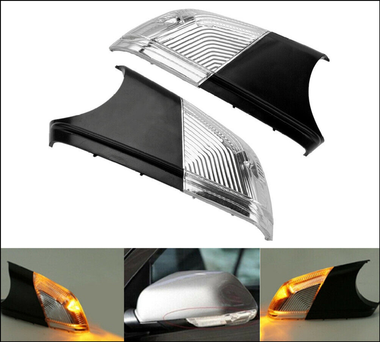 VW VOLKSWAGEN POLO FACELIFT 9N3 MK4 SKODA OCTAVIA MK2 WING MIRROR INDICATOR REPEATER LIGHT EITHER SIDE LEFT RIGHT 2005 2009