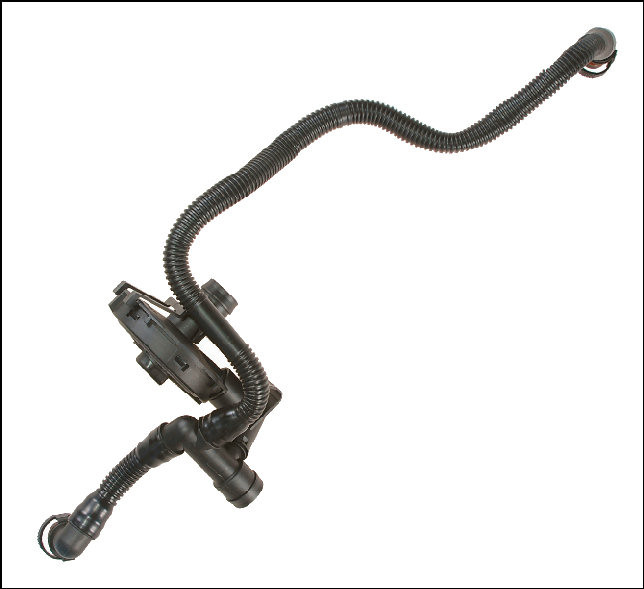 AUDI V6 3.0L A4 A6 A8 ASN BBJ CRANKCASE PCV BREATHER VENT VALVE HOSE ...