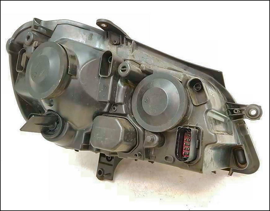 VW VOLKSWAGEN POLO 9N 9N3 HEADLIGHT HALOGEN SILVER MASK LHS LH LEFT ...