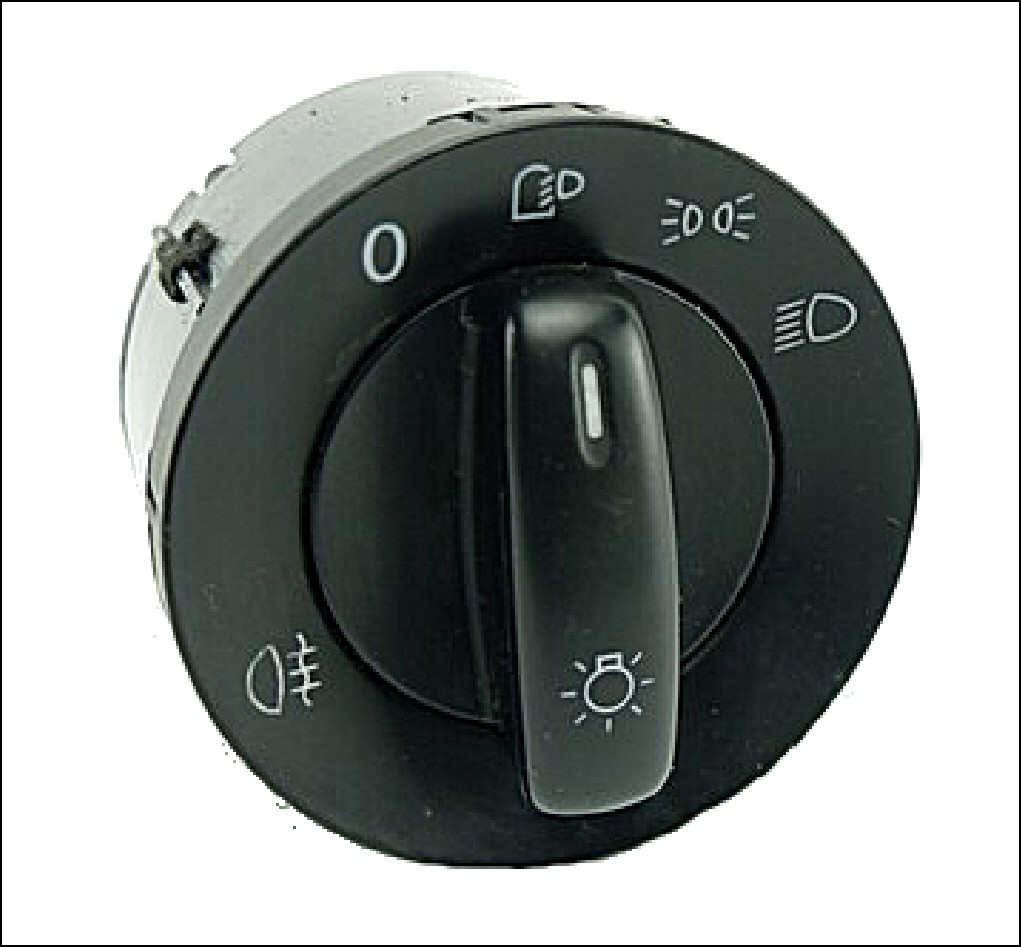 VW VOLKSWAGEN HEADLIGHT LIGHT LIGHTING SWITCH GENUINE OEM 1K0941431M ...