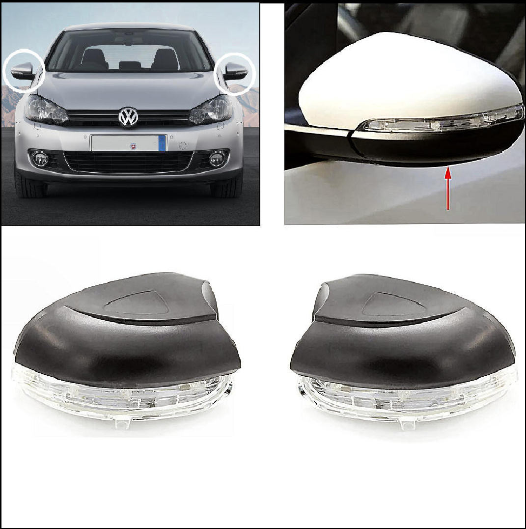 VW VOLKSWAGEN GOLF MK6 TOURAN 5K0949101 5K0949102 WING MIRROR INDICATOR ...