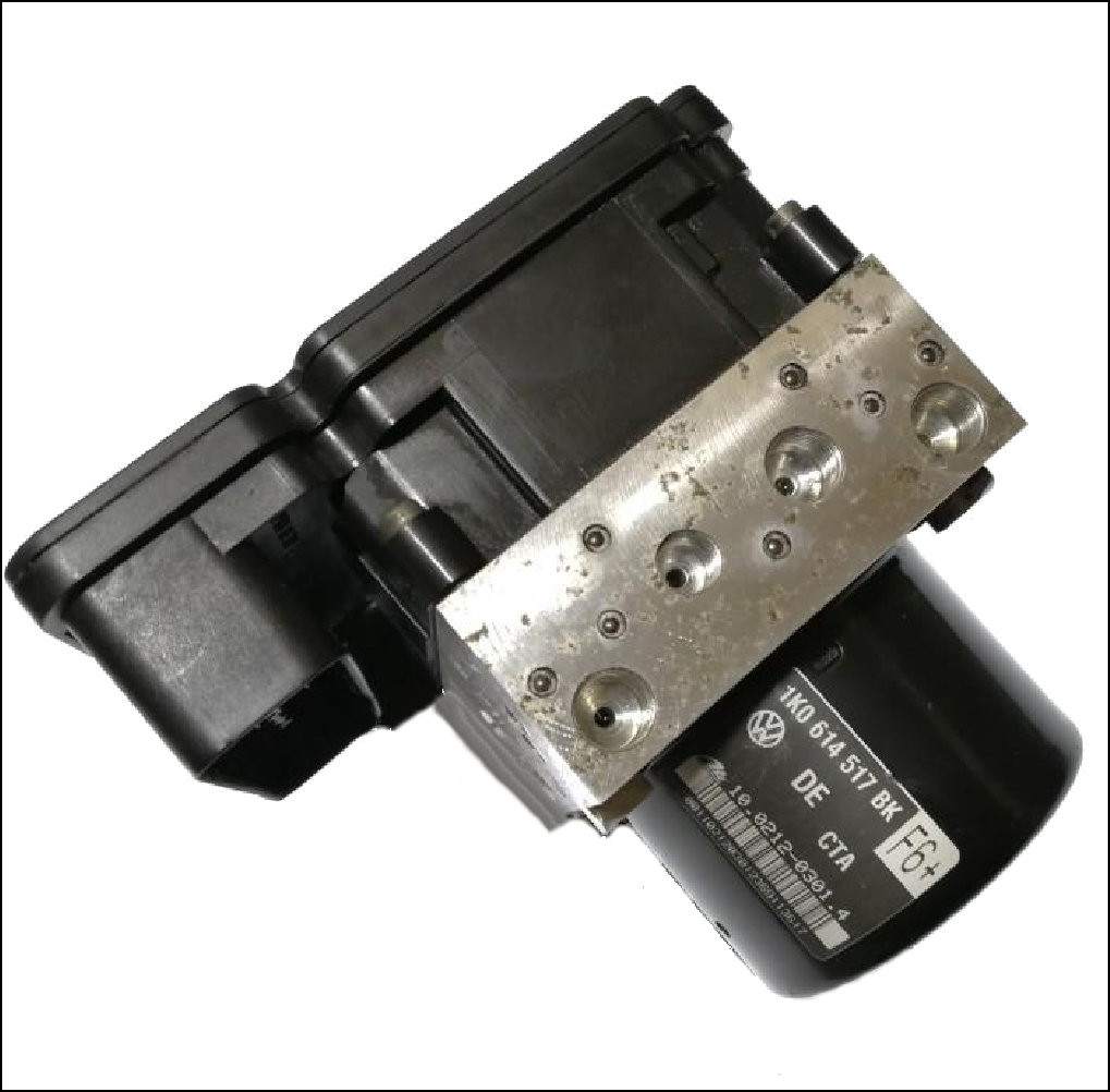 VW VOLKSWAGEN GOLF MK5 1K AUDI A3 8P ABS ESP BRAKE MODULE COMPLETE MK60 ...