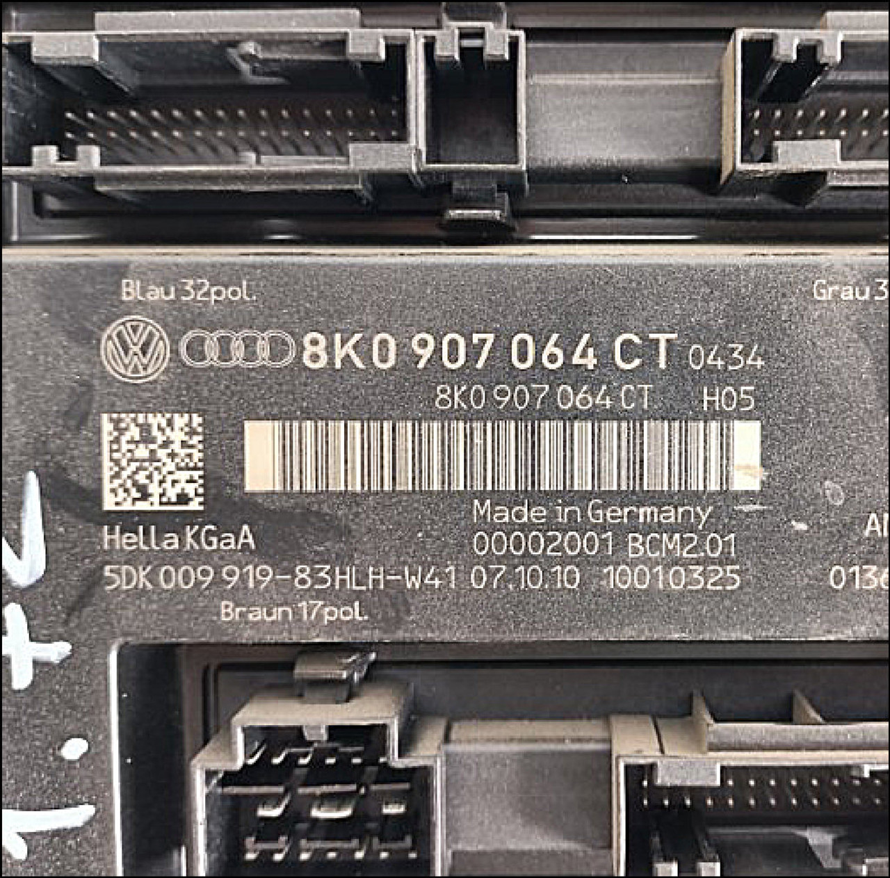 Audi A4 B8 A5 Q5 Allroad Rs5 Bcm Ccm Comfort Convenience Module Control