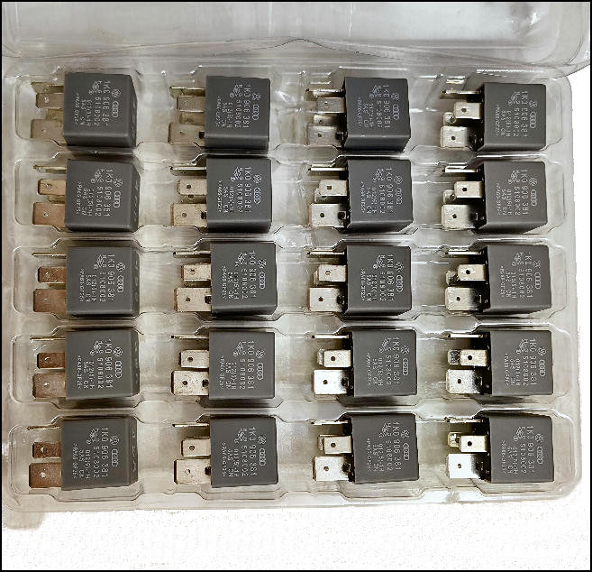 VW VOLKSWAGEN AUDI GENUINE OEM OE NEW 458 RELAY 5-PIN 50A ECU POWER ...