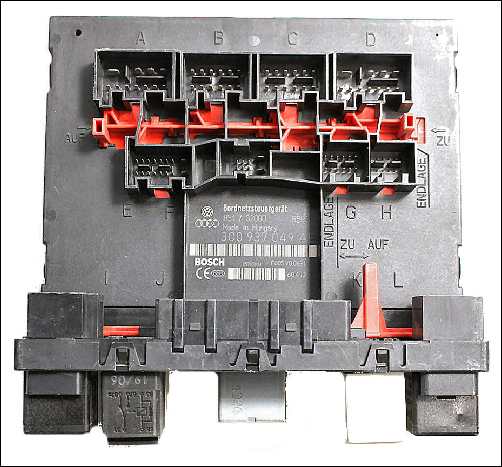 VW VOLKSWAGEN GOLF JETTA MK5 1K PASSAT 3C0937049AE BCM ONBOARD SUPPLY ...