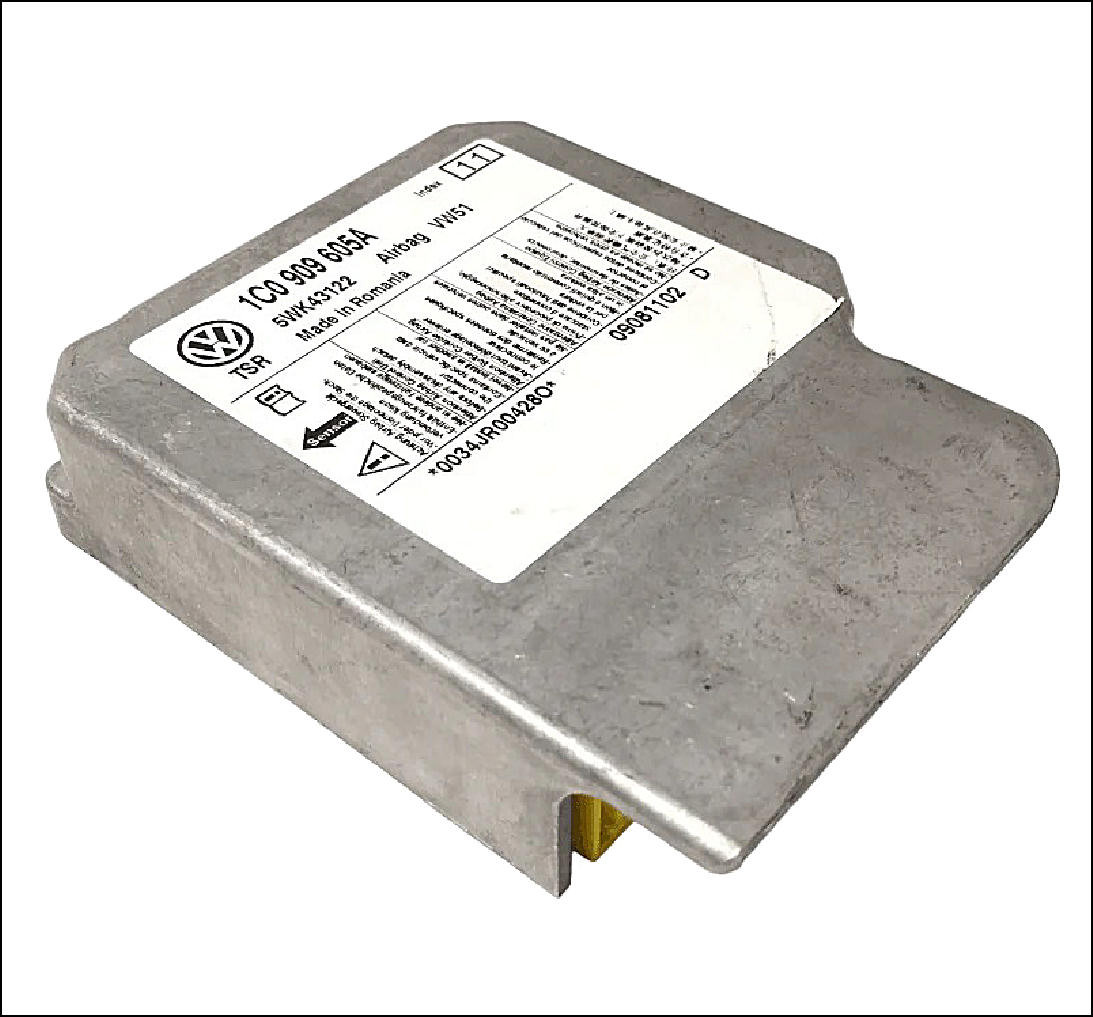 VW VOLKSWAGEN GOLF BORA MK4 TRANSPORTER SRS AIRBAG CONTROL MODULE ...