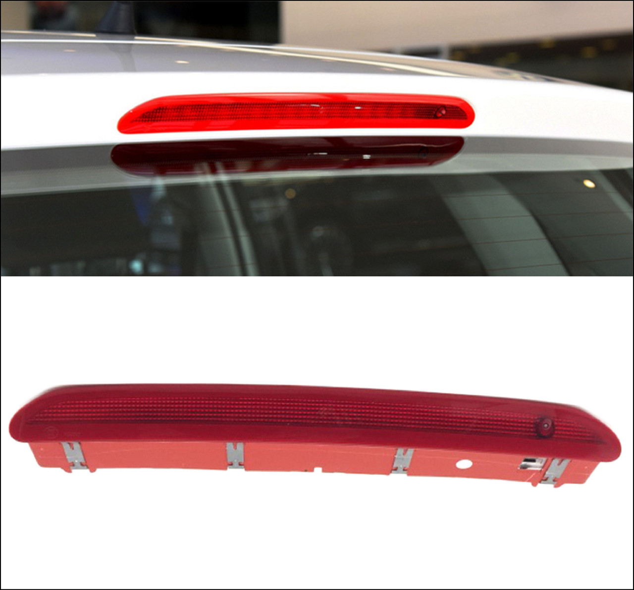 VW VOLKSWAGEN GOLF MK6 POLO MK5 HATCH HIGH THIRD STOP BRAKE LIGHT LED ...