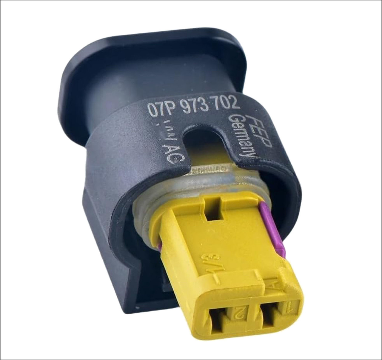 VW VOLKSWAGEN AUDI 07P973702 07P973702A PLUG CONNECTOR REPAIR KIT 2-PIN ...