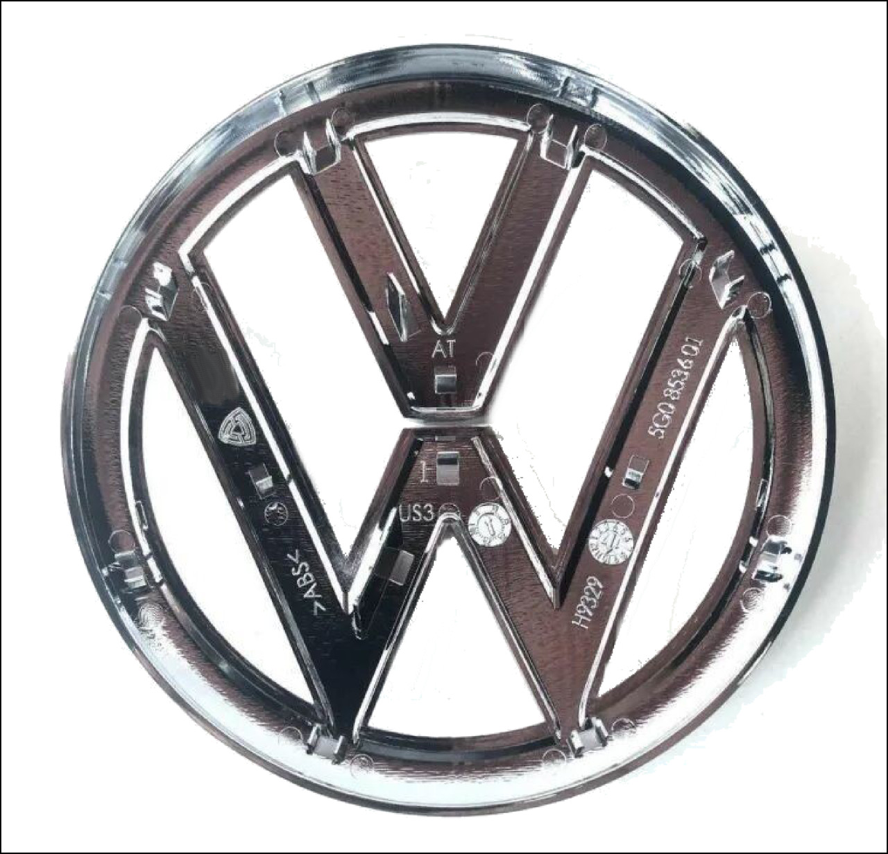 VW VOLKSWAGEN FRONT GRILLE 135MM LOGO EMBLEM BADGE INSCRIPTION CHROME ...