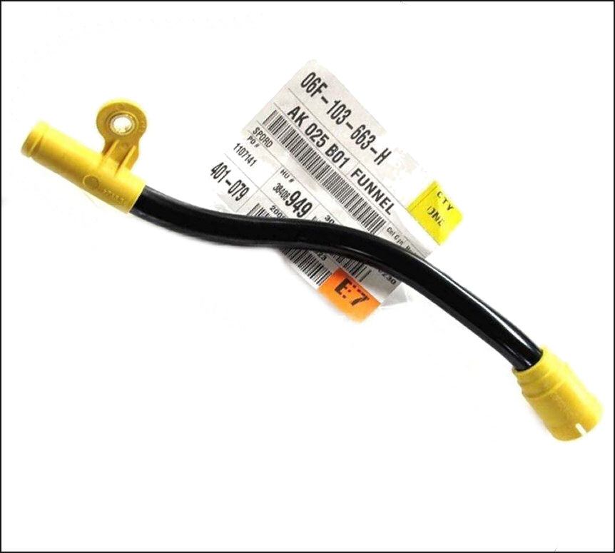 VW VOLKSWAGEN AUDI 2.0L TFSI 06F103663H DIPSTICK GUIDE TUBE NEW GENUINE ...
