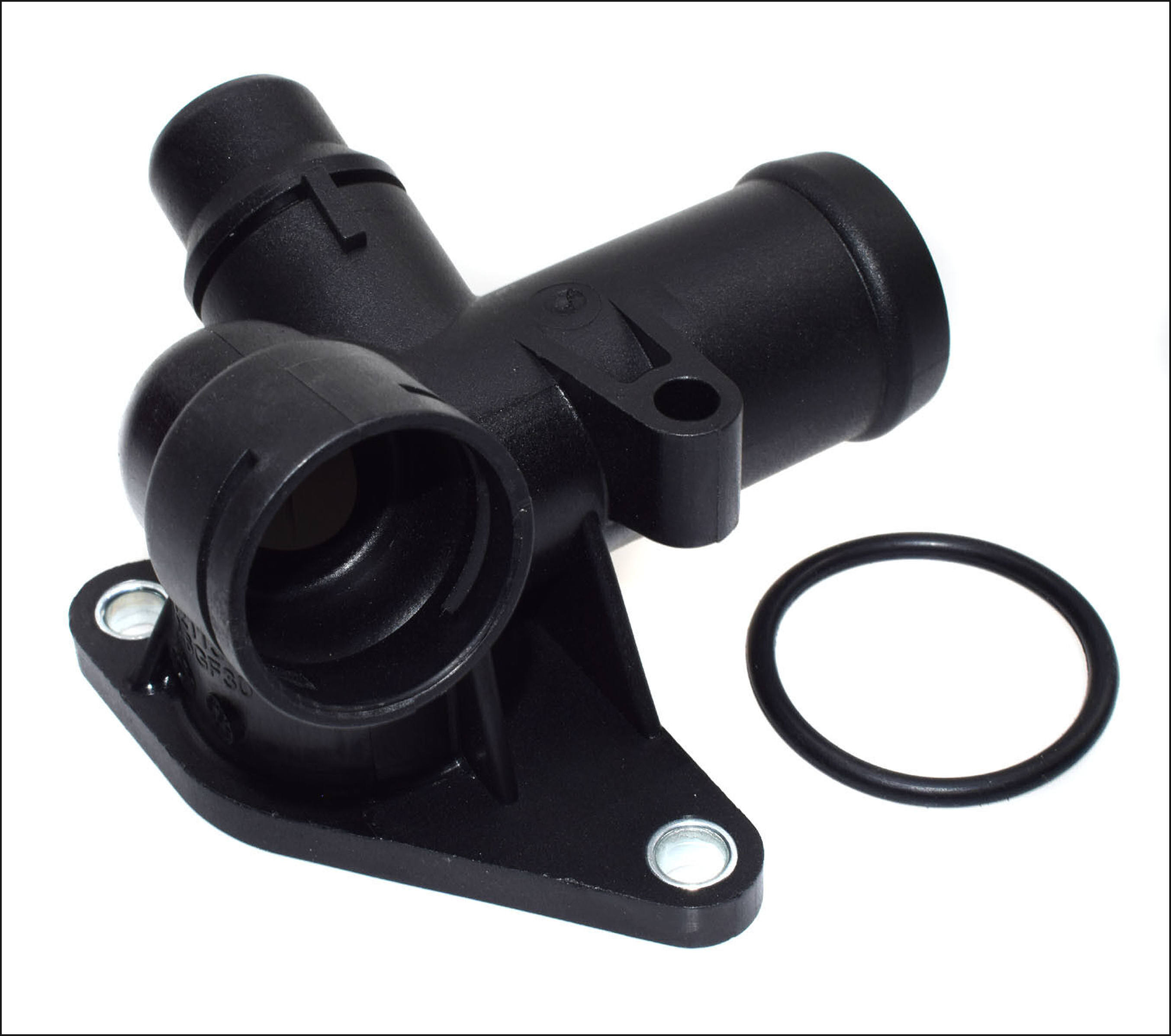 AUDI A4 B6 PLASTIC COOLANT FLANGE 06B121132B 06B121132E 1.8L TURBO AVJ ...