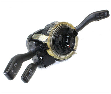 AUDI A6 C6 Q7 4L LIGHTS WIPER WASHER STEERING COLUMN SWITCH SQUIB ...
