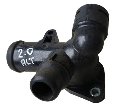 AUDI A4 B6 PLASTIC COOLANT FLANGE 06B121132C 06B121132D 2.0L NON-TURBO ...