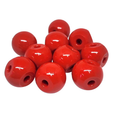 Molymod - Oxygen, Red, 2 Holes, 23mm, 105 Degrees - Southern Biological
