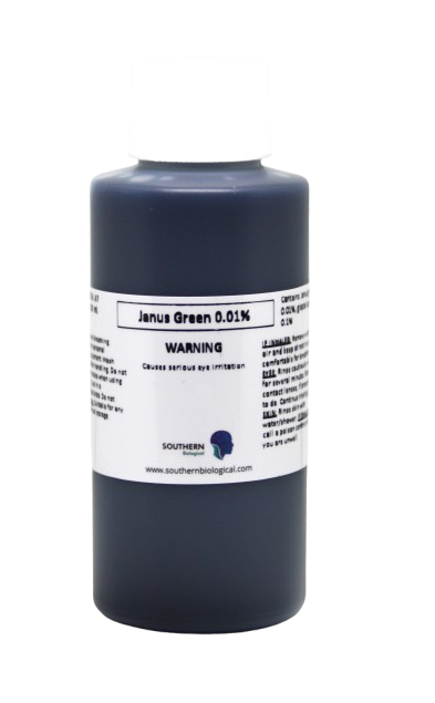 Janus Green Indicator 0.01% 100ml - Southern Biological