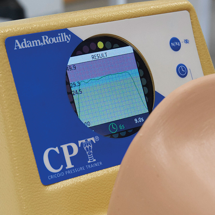 Digital Cricoid Pressure Trainer, Light Skin
