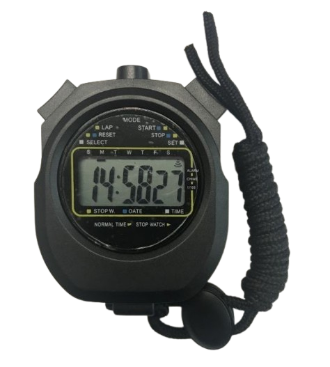 Stopwatch Digital 1/100 Split Lap Time - Southern Biological