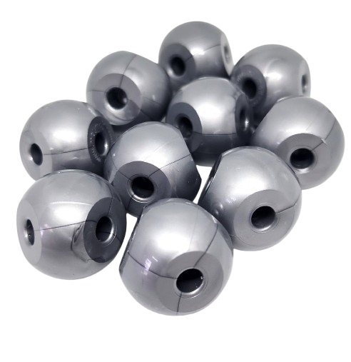 Molymod - Metal, Grey, 4 Holes, 23mm, 109 Tetrahedral - Southern Biological