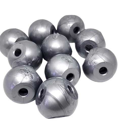 Molymod - Metal, Grey ,3 Holes, 23mm, 107 Pyramidal - Southern Biological