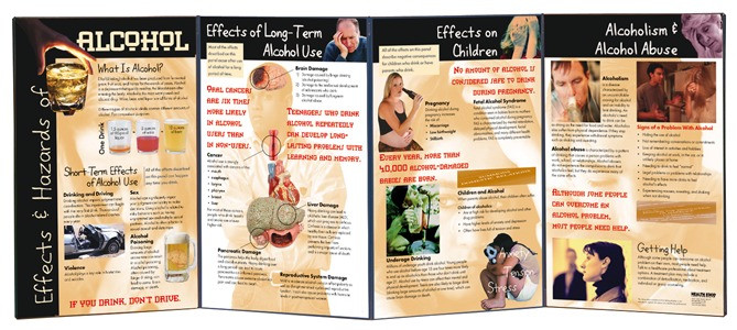 Effects & Hazards Of Alcohol Folding Display (4 Panel) - Southern ...
