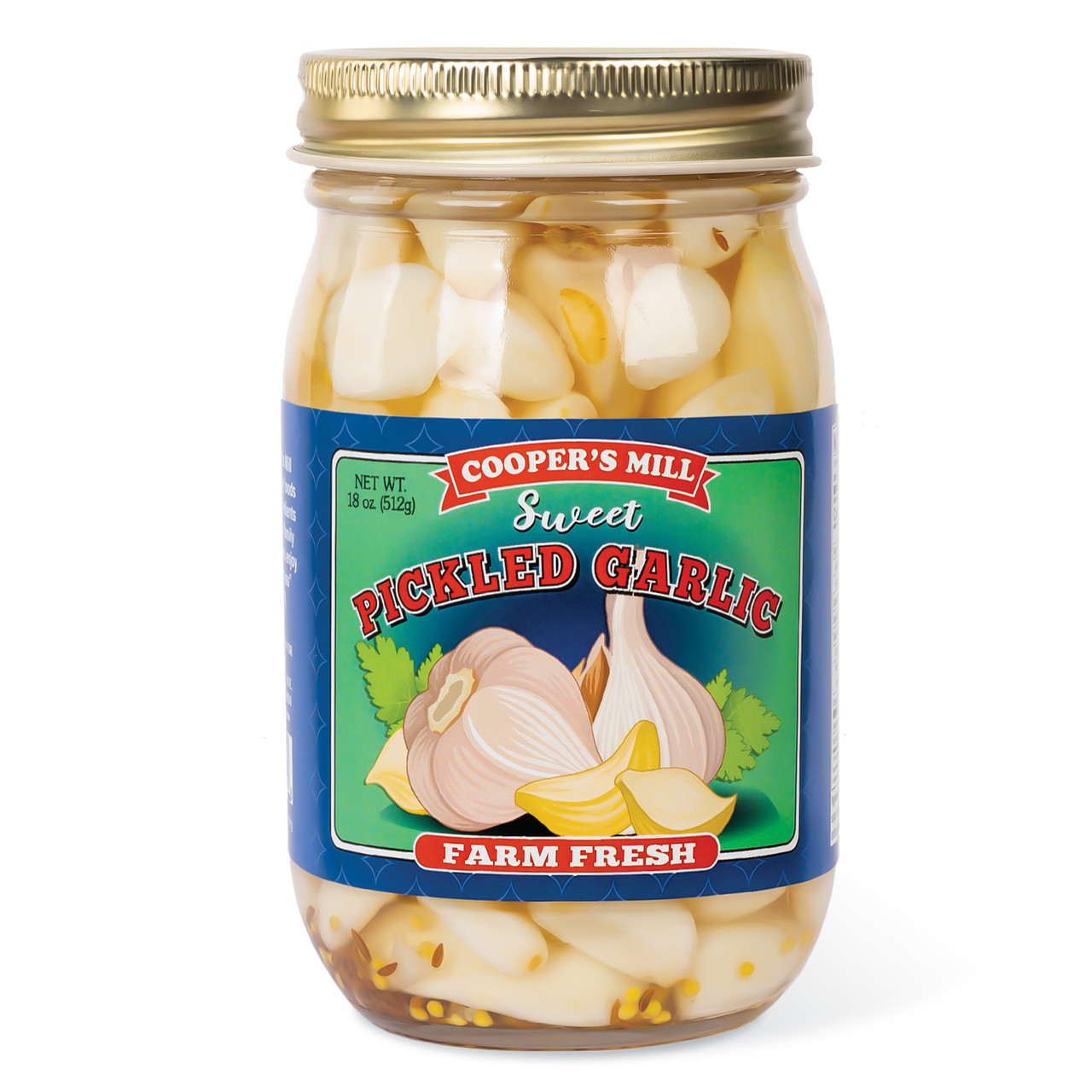 Sweet Pickled Garlic | Cooper's Mill