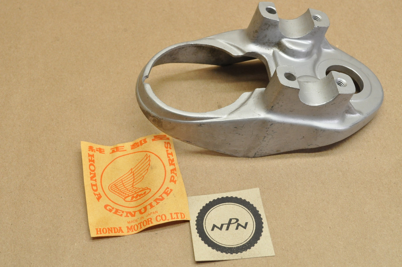 NOS Honda CA110 C110 Handlebar Speedometer Mount Bracket Lower Clamp ...