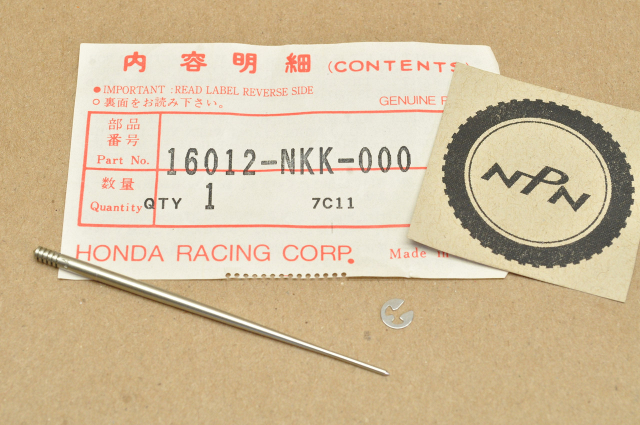 NOS Honda 1996 XR400 R HRC Power Up Kit Needle Jet Set 16012-NKK-000 ...
