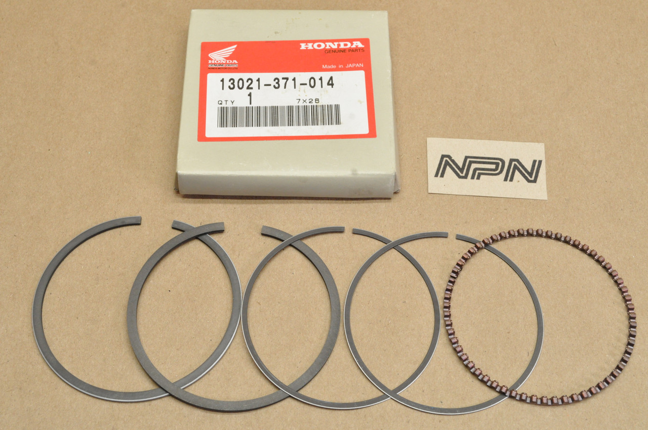 NOS Honda GL1000 K0-1979 GL1000 LTD .25 Oversize Piston Ring Set 13021 ...