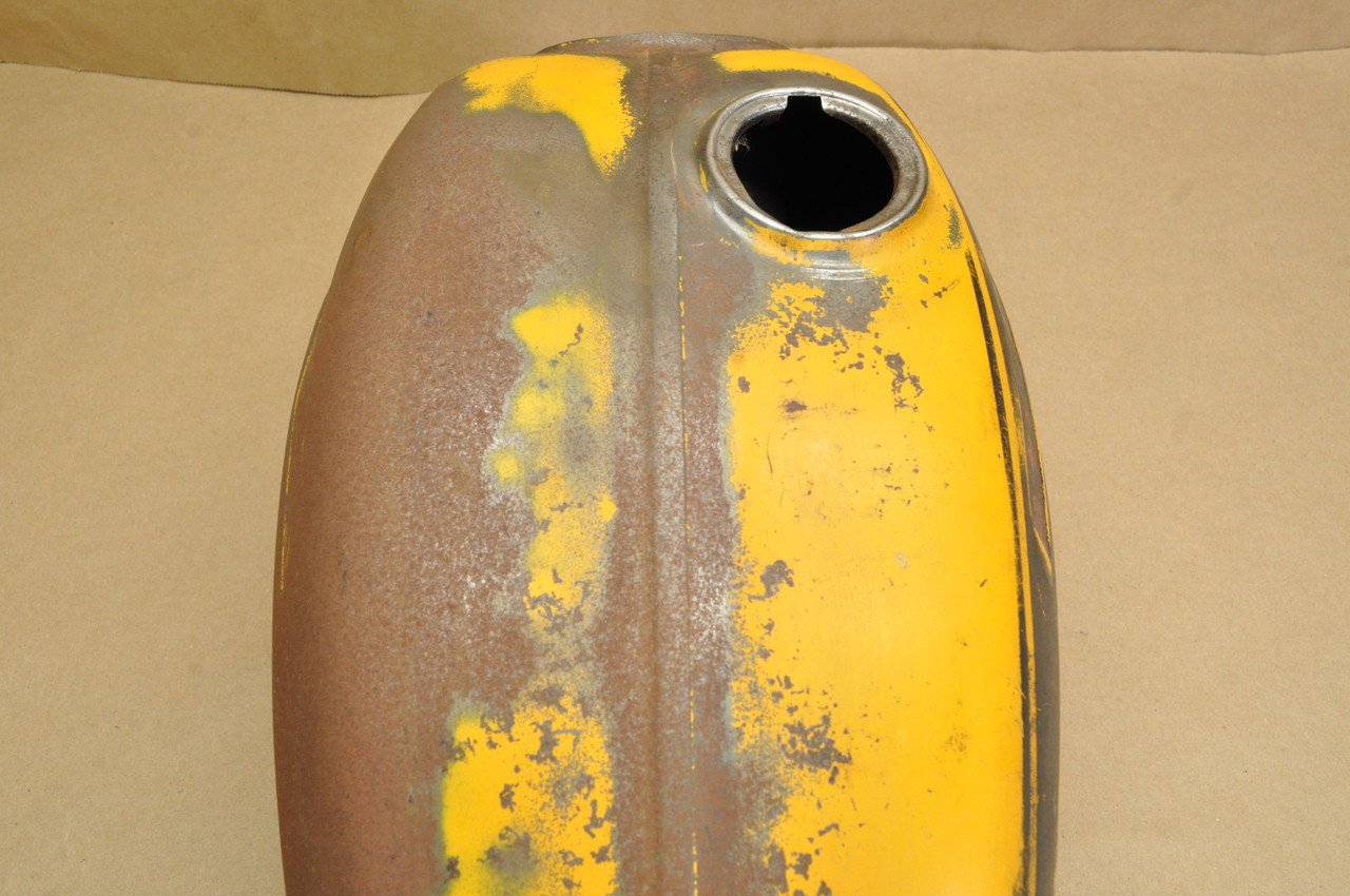 Vintage Used OEM Honda SL70 K0 Fuel Gas Tank Yellow & Black 17500-118 ...
