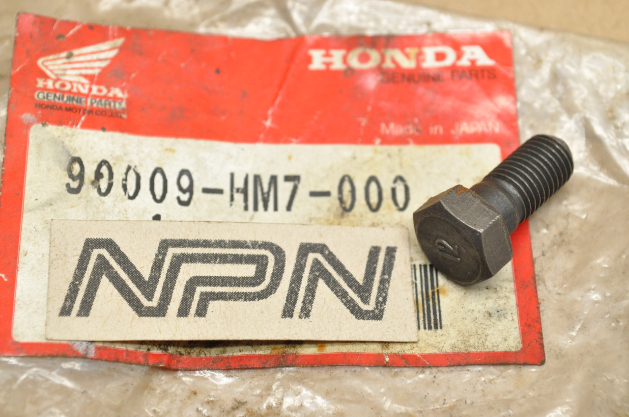 NOS Honda TRX250 Recon Sportrax TRX400 TRX450 Fourtrax Hex Bolt 90009 ...