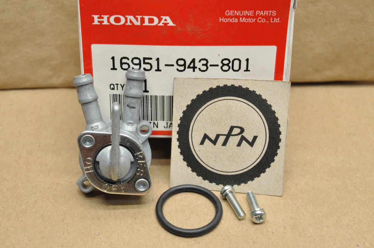 NOS Honda ATC110 ATC125 TRX125 TRX70 Fuel Gas Tank Petcock Body 16951 ...