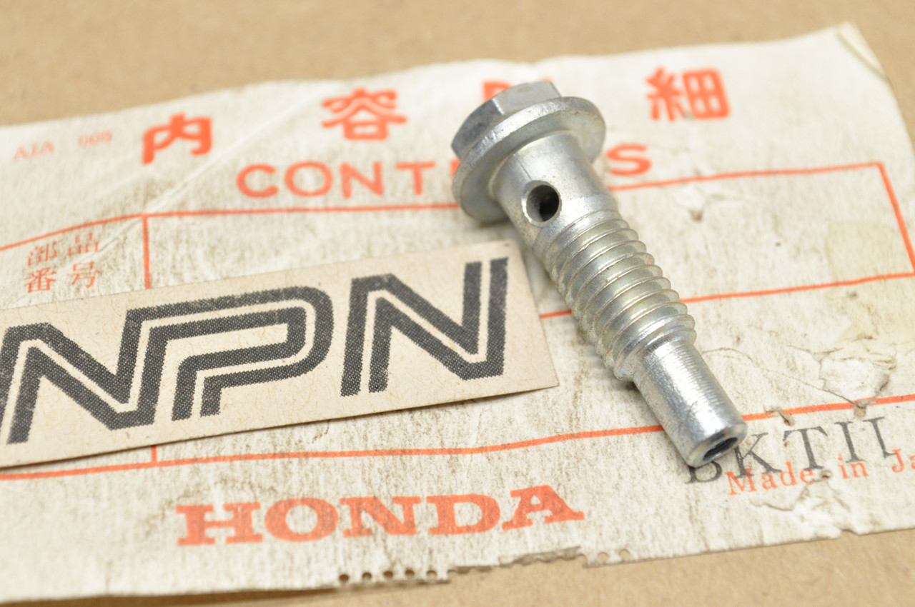 NOS Honda C100 C102 C105 T C110 Oil Joint Bolt B 90016-001-010 - NOS Parts NOW