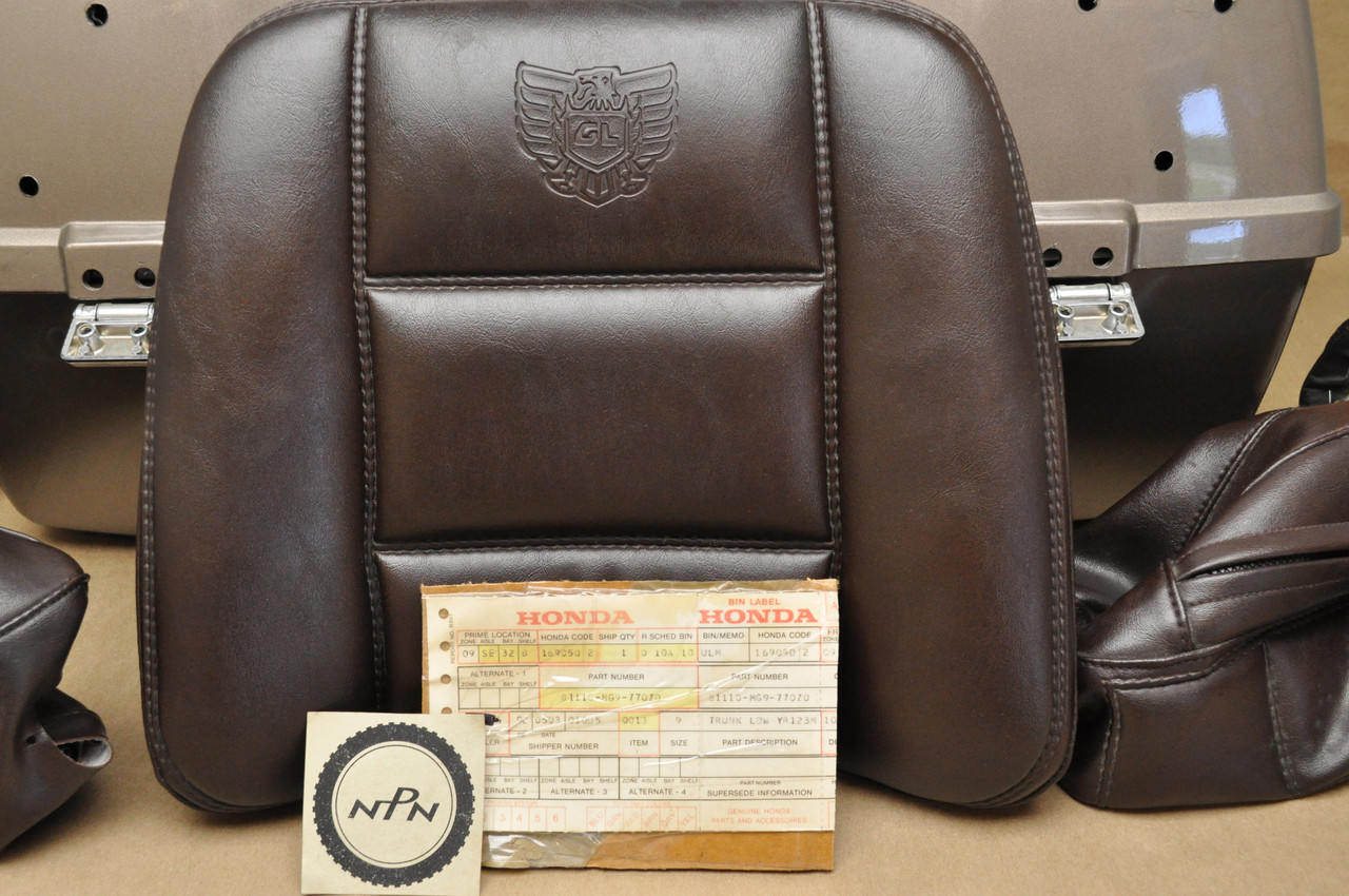 NOS Honda 1984 GL1200 Gold Wing Beige Rear Trunk Storage Box 81121-MG9 ...