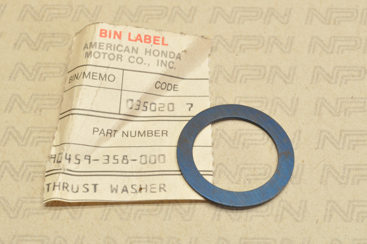 NOS Honda MT250 K0-1976 Elsinore Drive Sprocket Thrust Washer 90459-358 ...