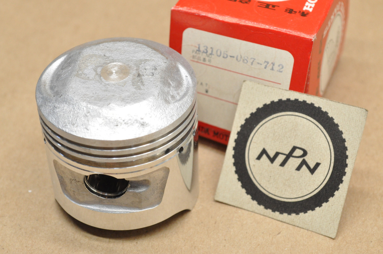 NOS Honda C70 CL70 CT70 SL70 XL70 Piston 1.00 Oversize 13105-087-712 ...