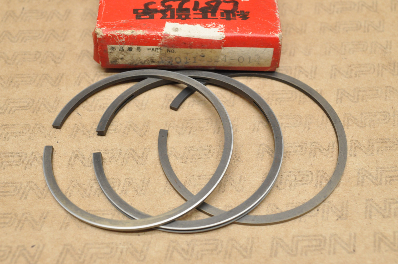 NOS Honda CB125 S CL125 S SL125 TL125 Standard Size Piston Ring Set ...
