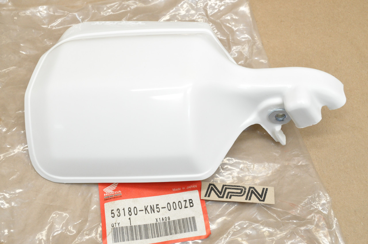 NOS Honda 1986-95 XR250 R 1987-99 XR600 R White Right Hand Guard 53180 ...