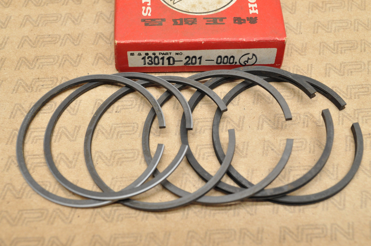 NOS Honda CA95 CT200 Standard Size Piston Ring Set for 2 Pistons 13010 ...