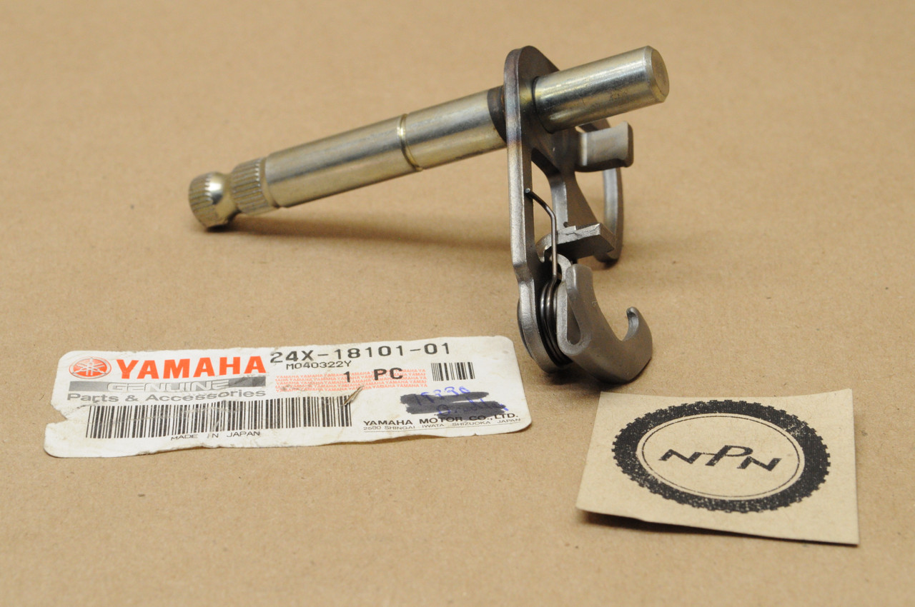 NOS Yamaha 1980-86 IT200 YZ100 YZ125 Shift Shaft Assembly 24X-18101-01 ...