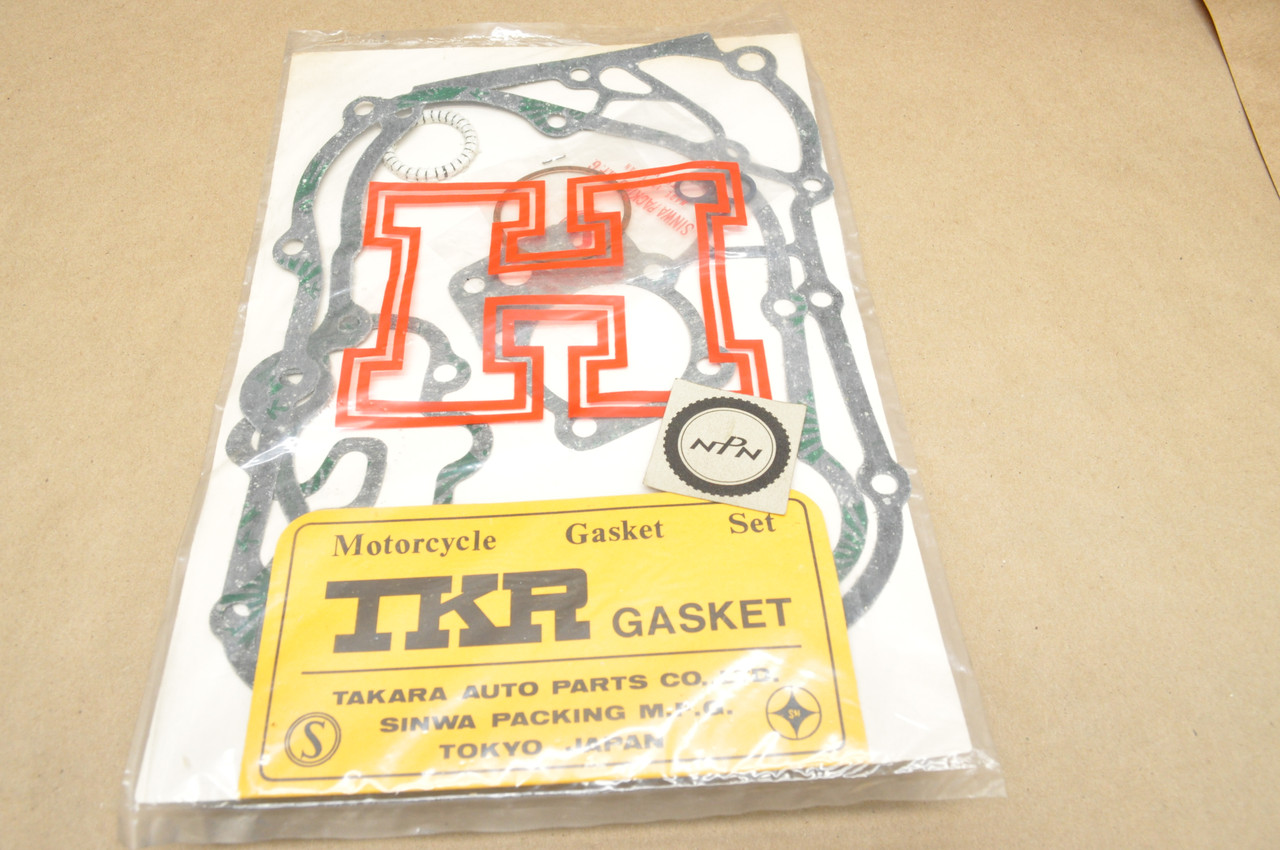 NOS Honda C105 T CA105 TKR Japan Top & Bottom End Gasket Kit 06111-001 ...